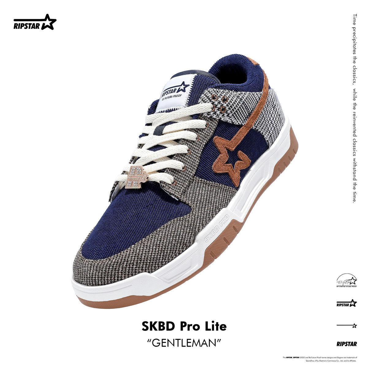 SKBD PRO -Sneakers-Gentleman-Twill and Action Leather Women's and Men ...